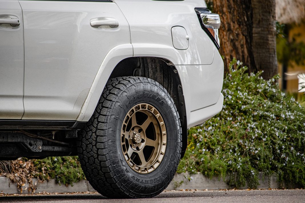 5th Gen Toyota 4Runner White with Bronze D14 VR Forged Wheels | VR Forged