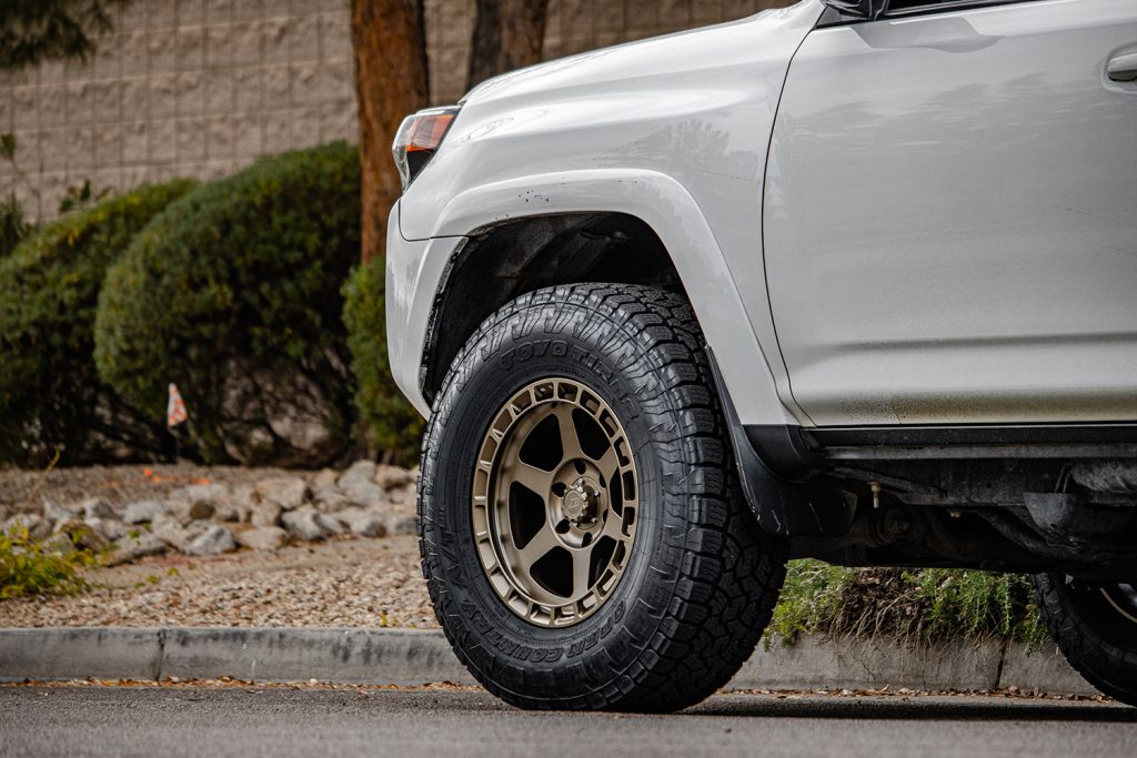 5th Gen Toyota 4Runner White with Bronze D14 VR Forged Wheels | VR Forged