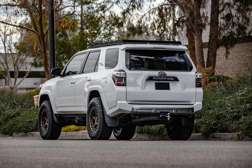 5th Gen Toyota 4Runner White with Bronze D14 VR Forged Wheels | VR Forged